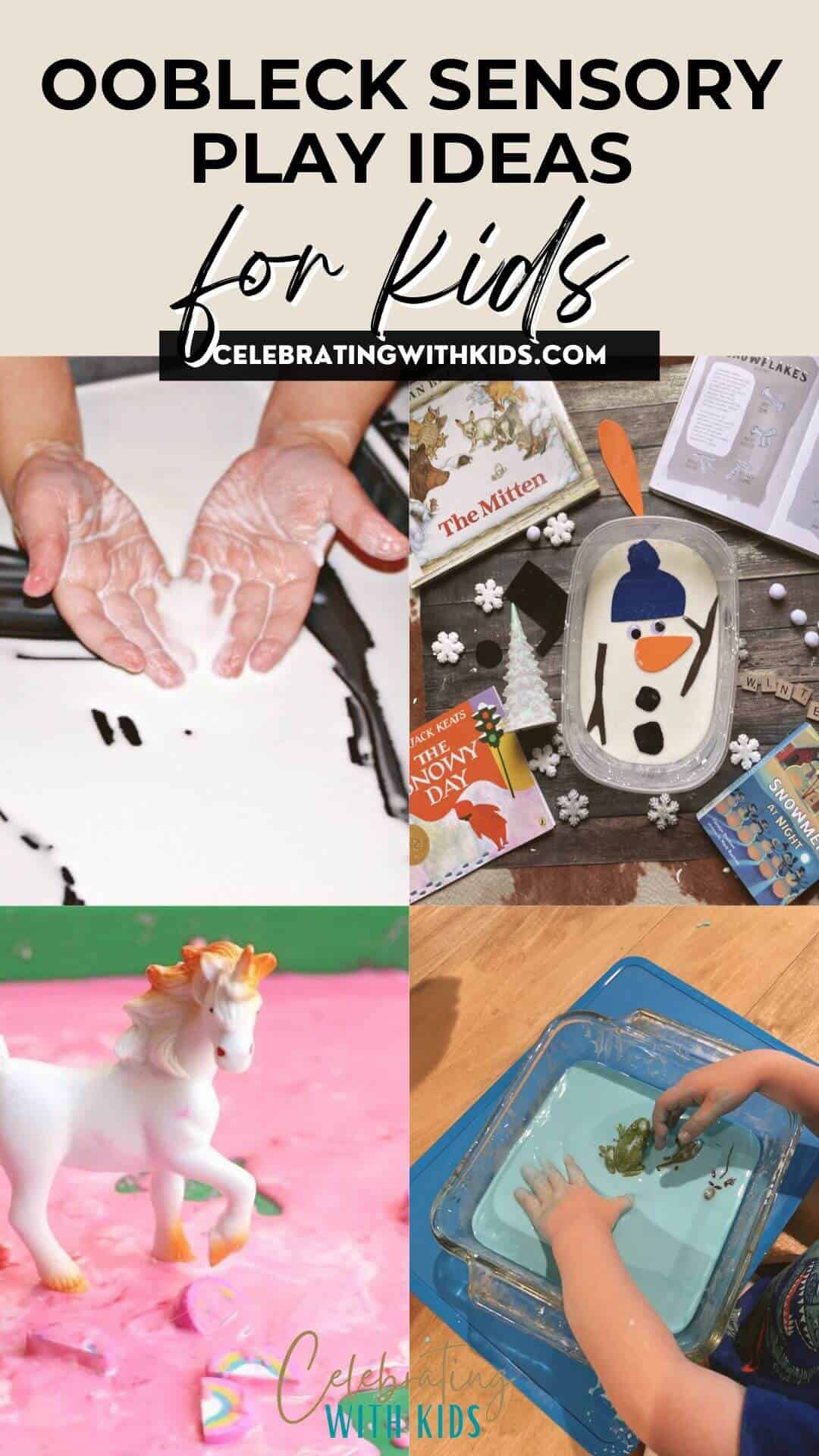 10 Fun Oobleck Sensory Play Ideas for Kids - Celebrating with kids
