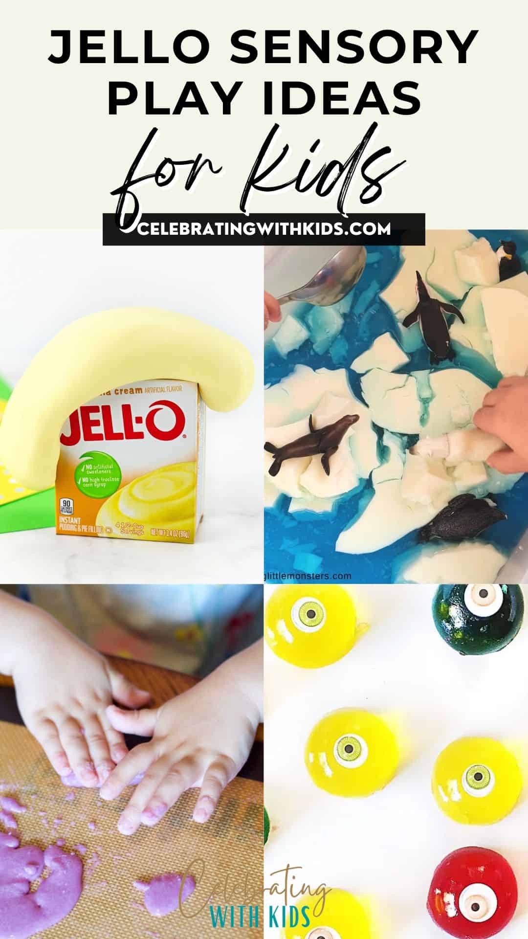 Simple Jello Sensory Play Ideas for Kids - Celebrating with kids