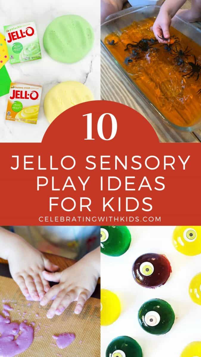 Simple Jello Sensory Play Ideas for Kids - Celebrating with kids