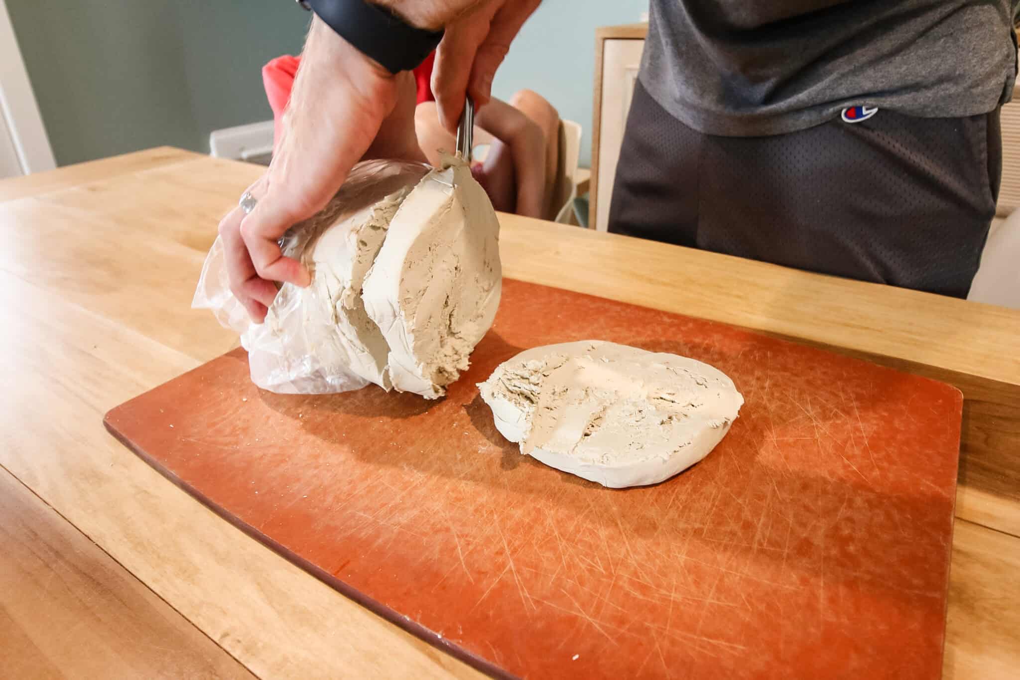 Clay Handprint Ghosts - Celebrating with kids