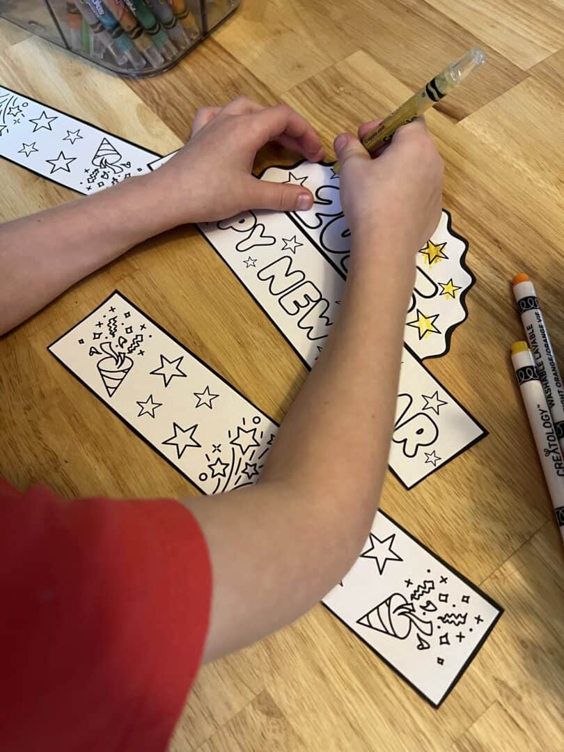 DIY 2026 New Year's Hat Printable: Fun & Easy Kids' Craft for New Year ...