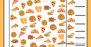 9 Fun & Educational Pizza Printables for Kids - Celebrating with kids