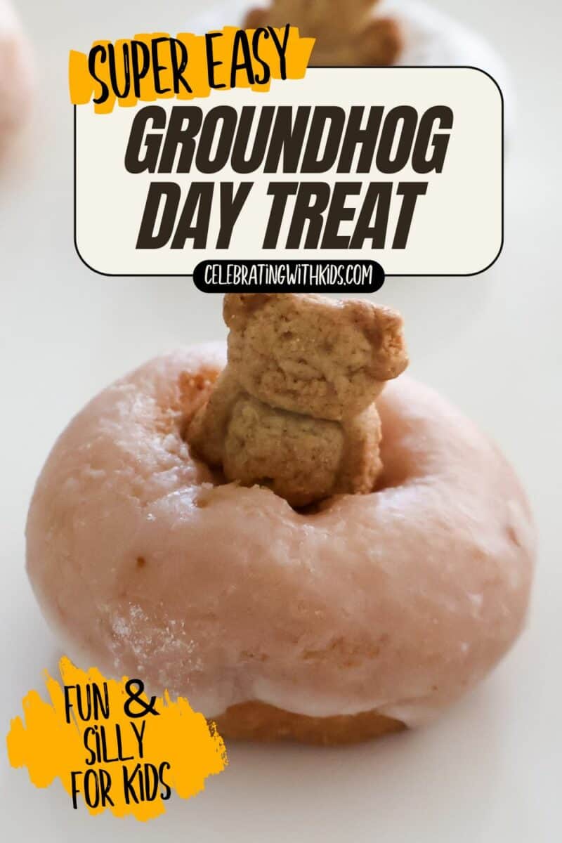 Super easy Groundhog Day Treat for kids - Celebrating with kids