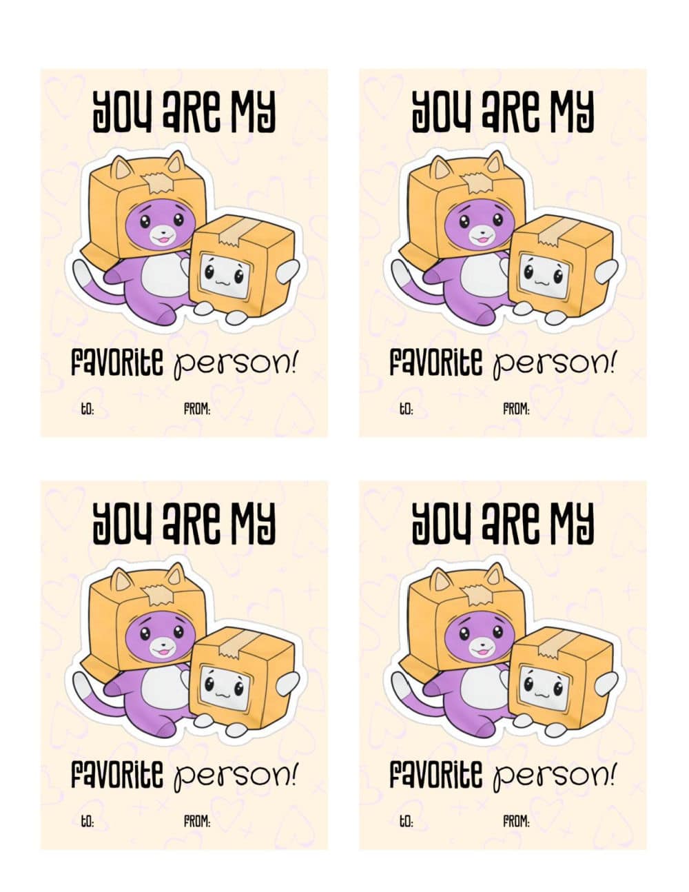 21 Printable Valentines for Kids: Fun Designs to Share the Love ...