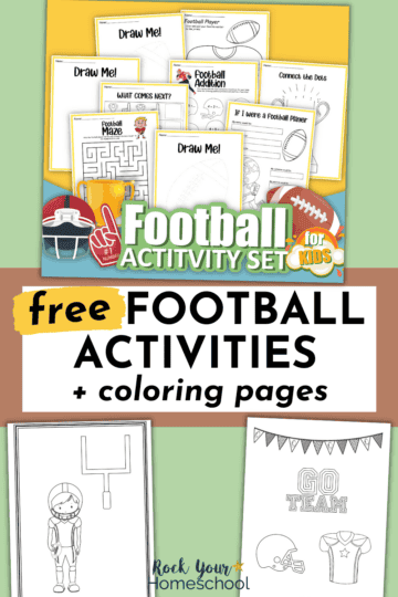 10 Easy Football Crafts and Activities for Kids - Celebrating with kids