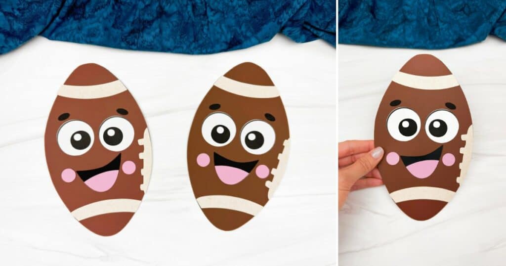 10 Easy Football Crafts and Activities for Kids - Celebrating with kids