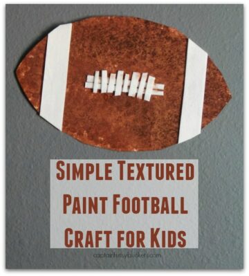 10 Easy Football Crafts and Activities for Kids - Celebrating with kids