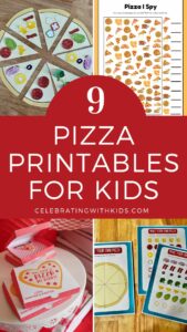 9 Fun & Educational Pizza Printables for Kids - Celebrating with kids
