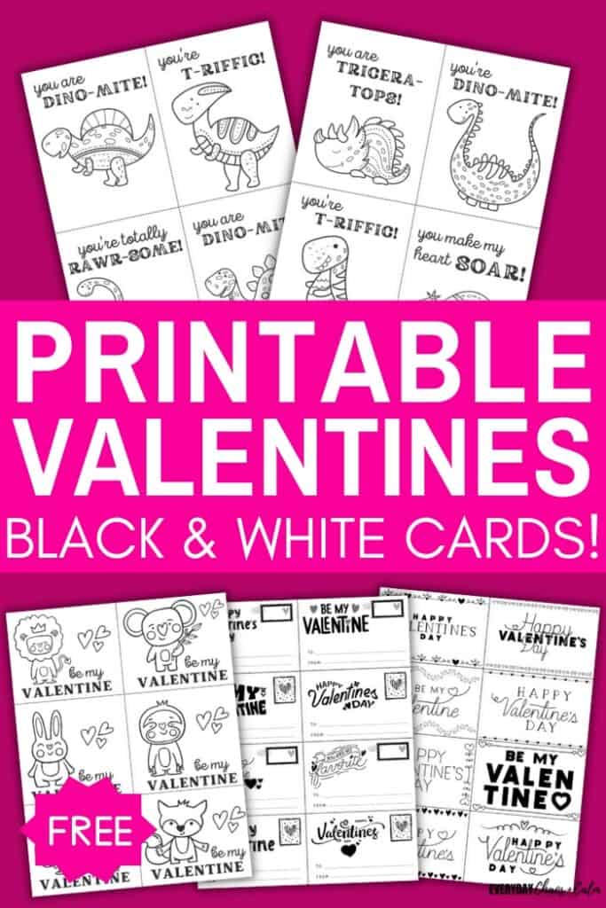 21 Printable Valentines for Kids: Fun Designs to Share the Love ...