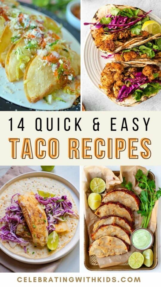 14 Easy Taco Recipes for Kids - Celebrating with kids