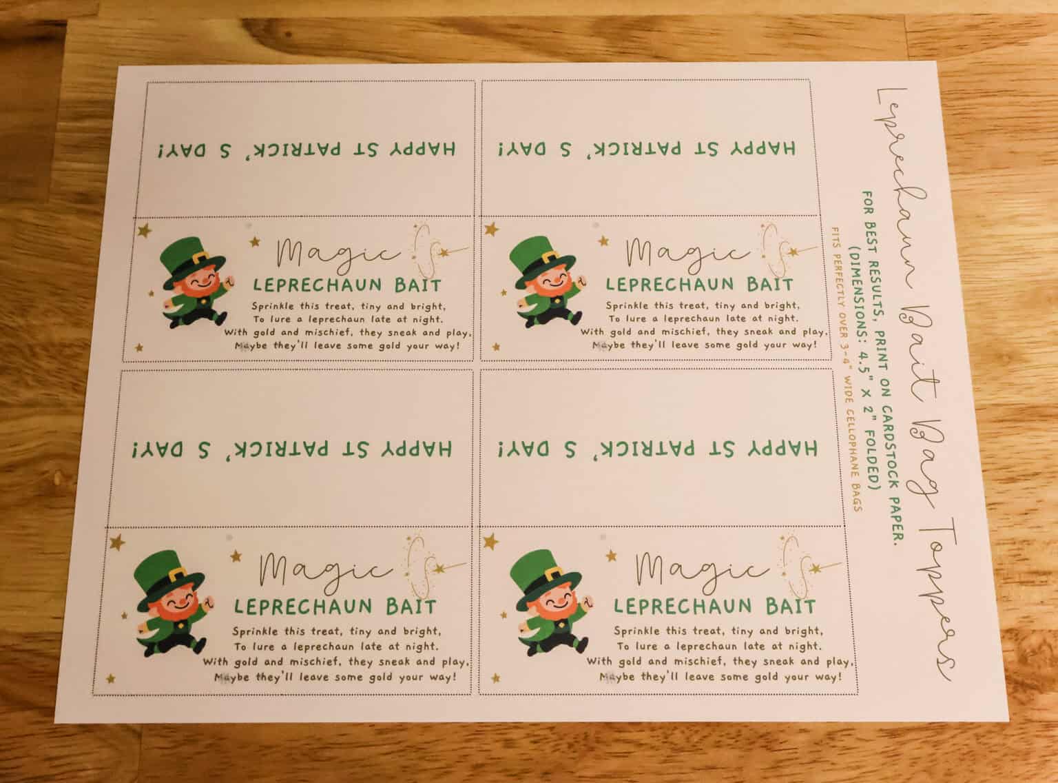 Leprechaun Bait Recipe + FREE Printable! - Celebrating with kids