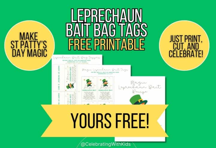Leprechaun Bait Recipe + FREE Printable! - Celebrating with kids