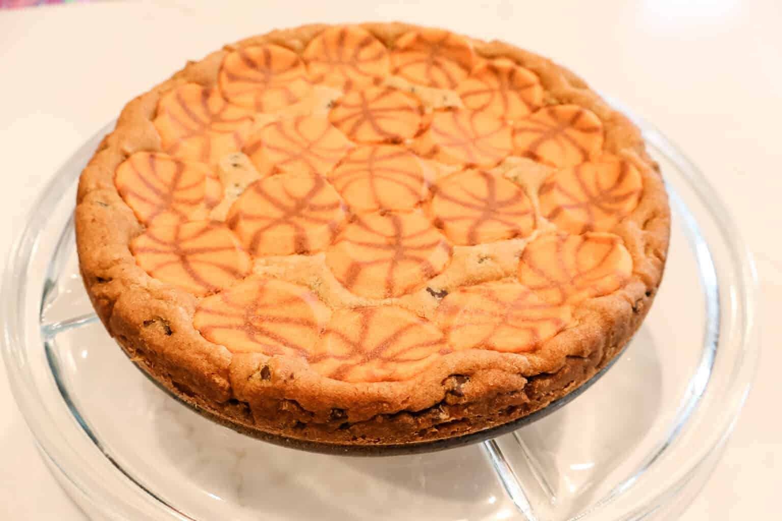 Fun & Easy Basketball Cookie Cake with Place and Bake Dough ...