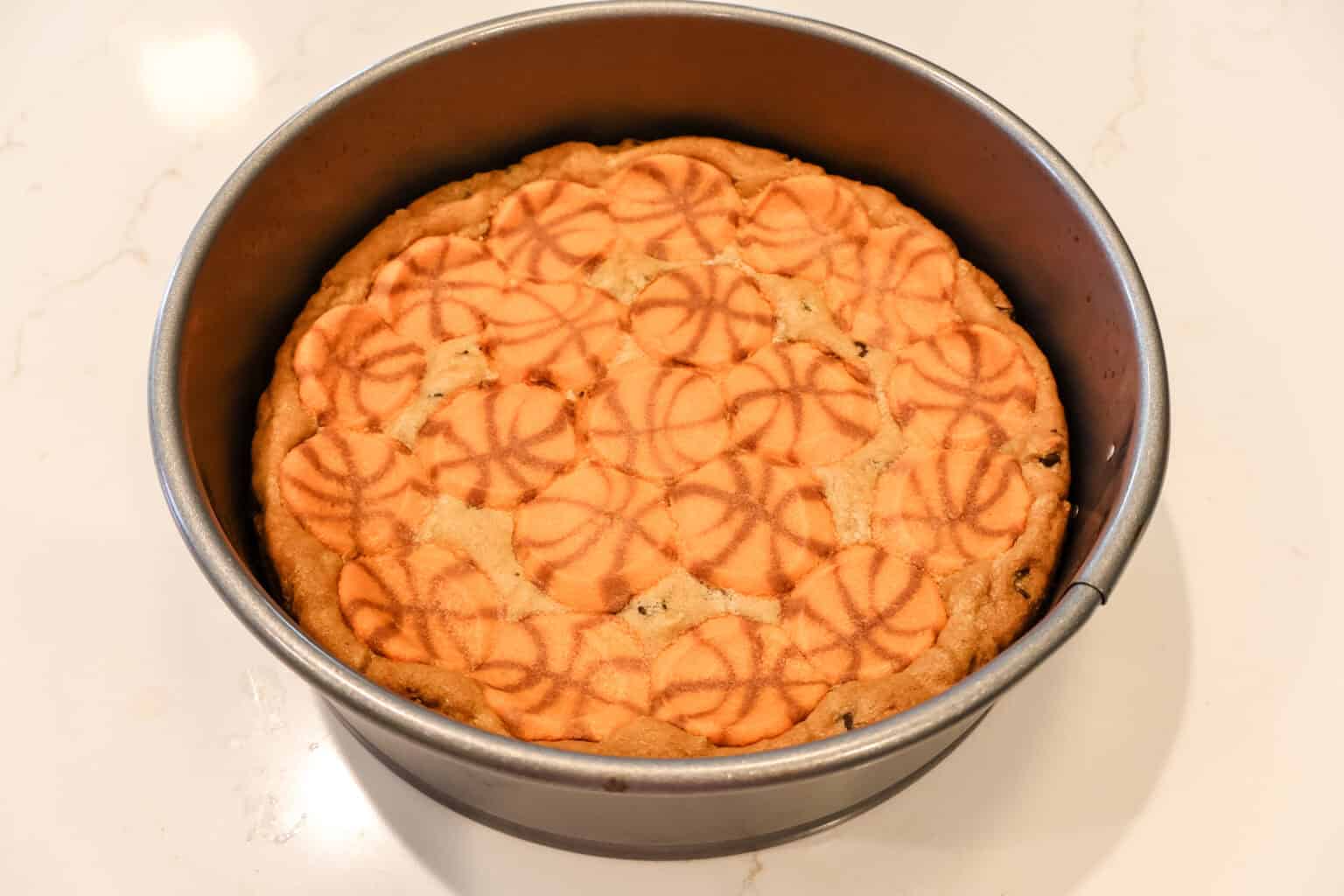 Fun & Easy Basketball Cookie Cake with Place and Bake Dough ...