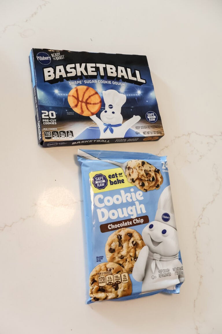 Fun & Easy Basketball Cookie Cake with Place and Bake Dough ...