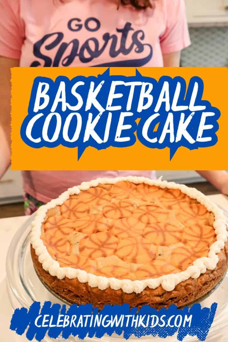 Fun & Easy Basketball Cookie Cake with Place and Bake Dough ...