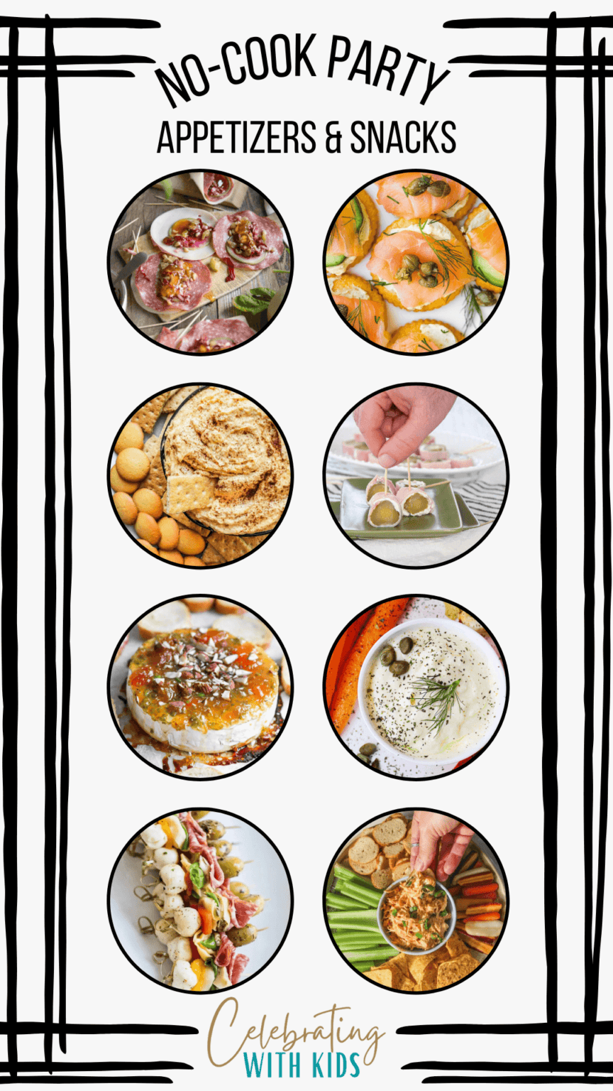 24 No-Cook Appetizers And Party Snacks - Celebrating with kids
