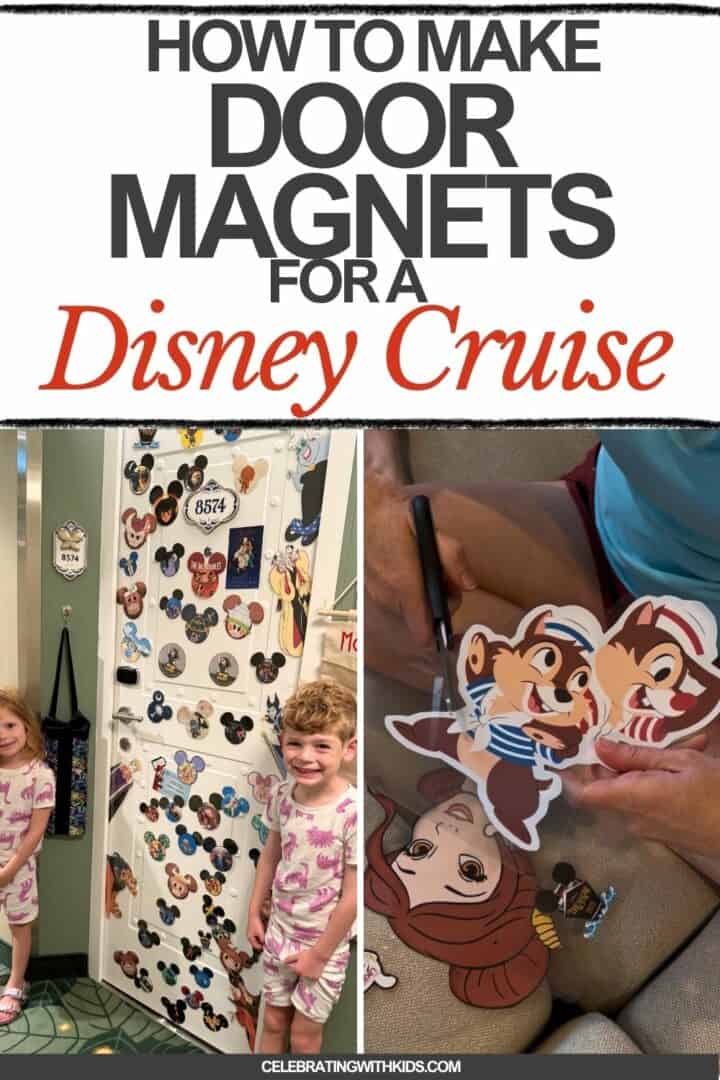 How to make door magnets for a Disney cruise - Celebrating with kids