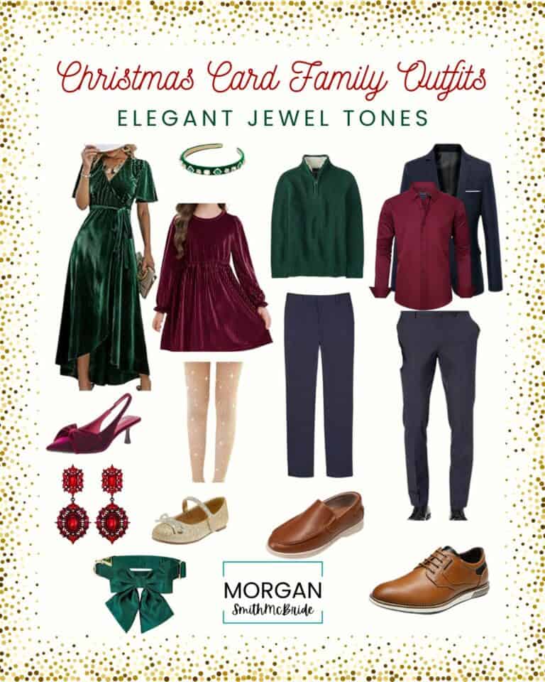 Family Christmas Card Outfit Ideas - Celebrating with kids